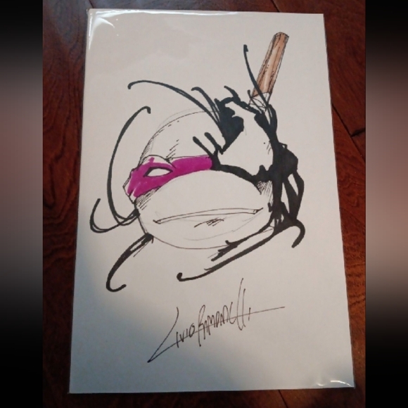 livio Ramondelli | Art | Tmnt Venomized Donatello Original Sketch By ...